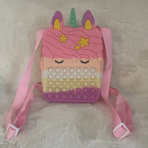 Unbranded | Accessories | Silicone Backpack Girls Popit Unicorn | Poshmark
